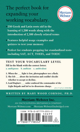 The Merriam-Webster Vocabulary Builder – Merriam-Webster Shop