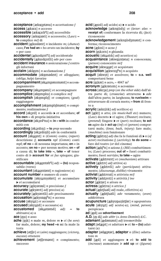 Merriam-Webster's Italian-English Dictionary Newest Edition – Merriam ...